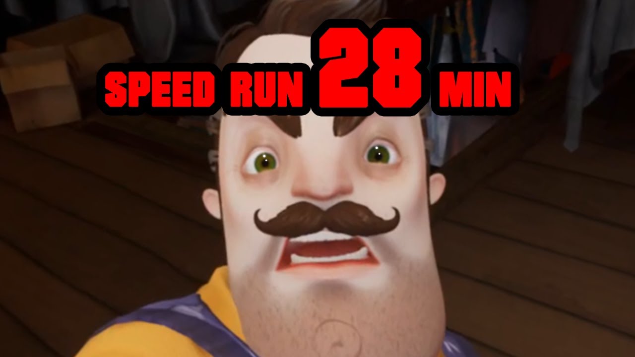 HELLO NEIGHBOR 2 FULL GAME SPEEDRUN - YouTube