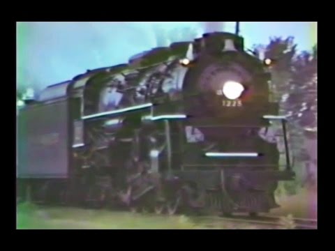 Steam Trains in Michigan - July 1990 - YouTube