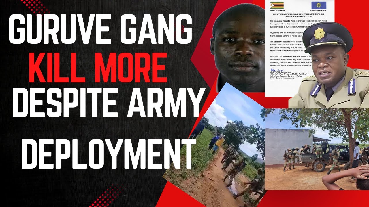 Guruve gang continues to kill, Army deployed, Watch police, army, and ...