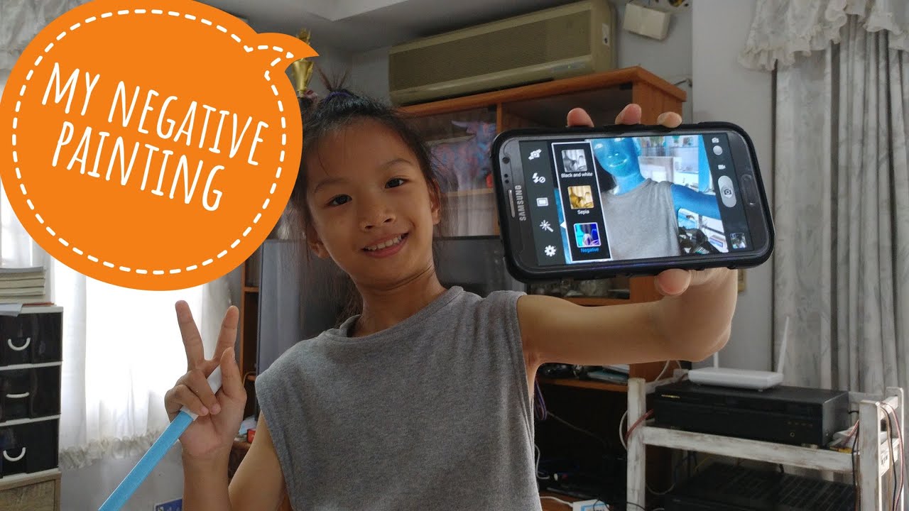 Negative Apple painting, How. To draw inverted color - YouTube