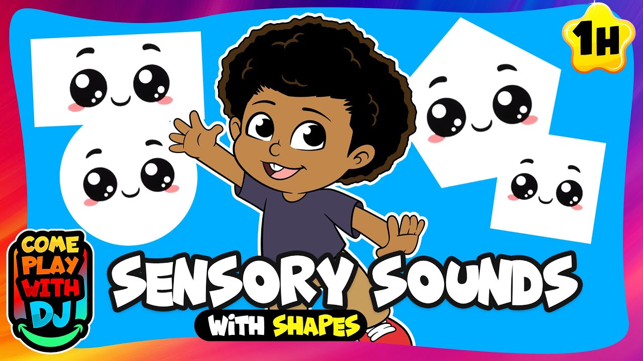 1 hour Sensory sounds video for kids with DJ! Bedtime Nap time # ...