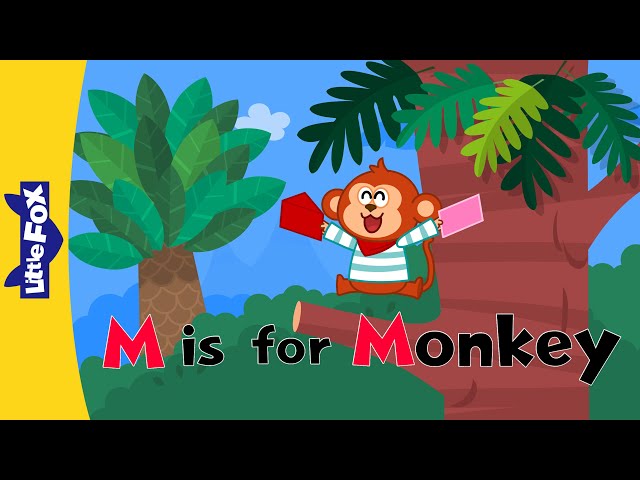 M is for Monkey! | Phonics for Kindergarten | Alphabet Sounds and Songs ...