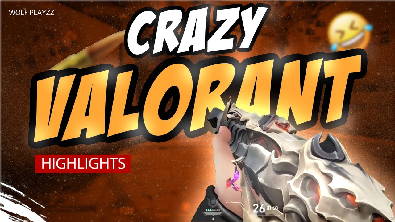 FUNNIEST VALORANT HIGHLIGHTS | WOLF PLAYZZ #valorant #valorantclips ...