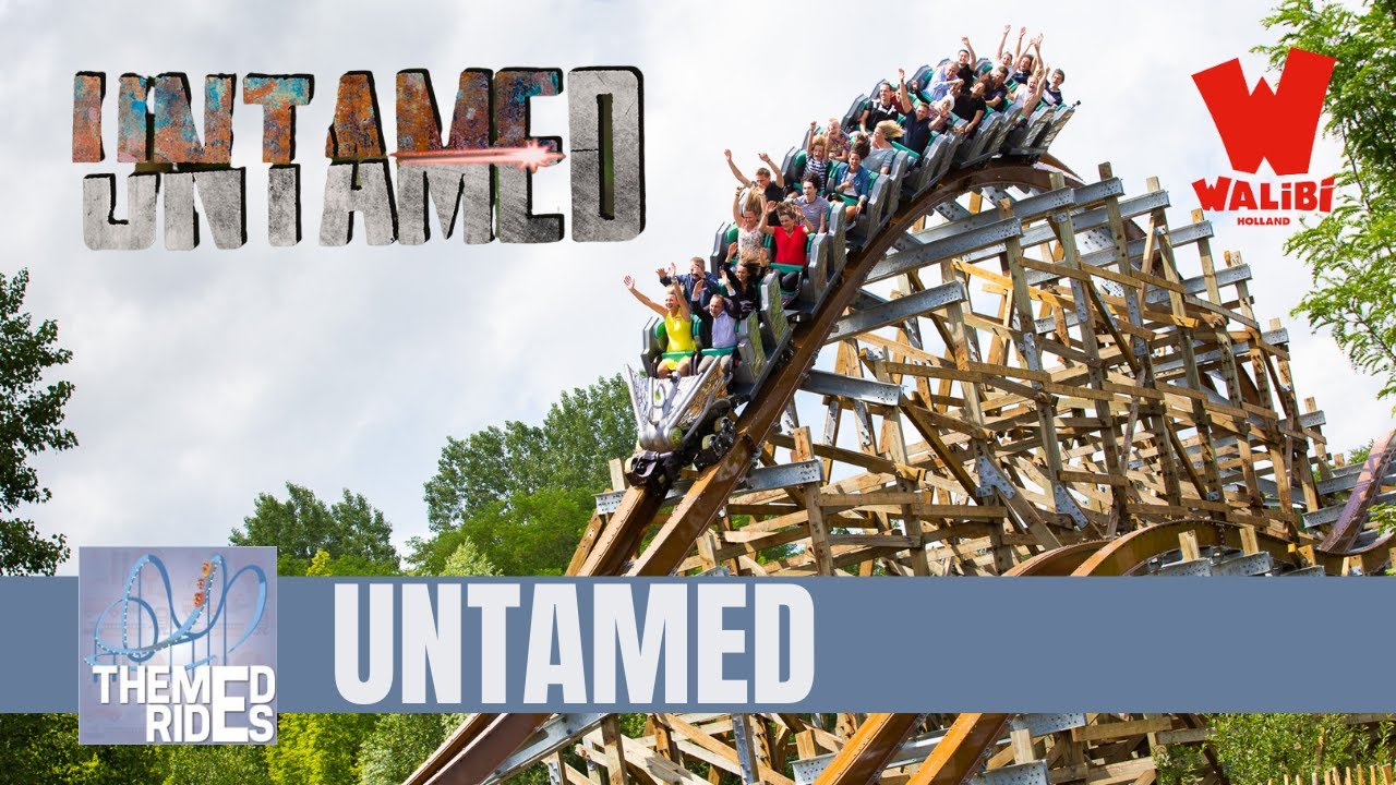 Untamed Walibi Holland - Hybrid coaster - RMC - Themed Rides - POV ...