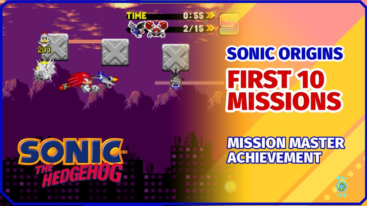 Sonic Origins | Sonic the Hedgehog Mission Master - YouTube