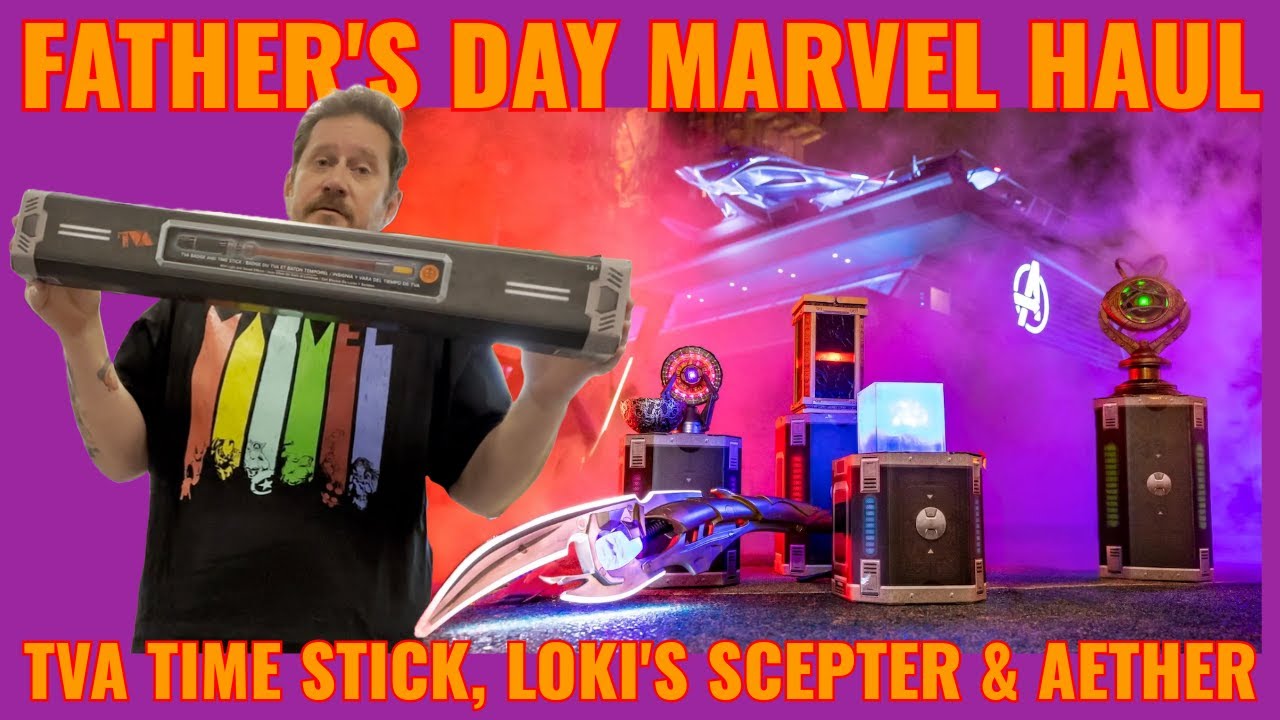 Father's Day Marvel Haul: TVA Time Stick, Loki's Scepter & Aether ...