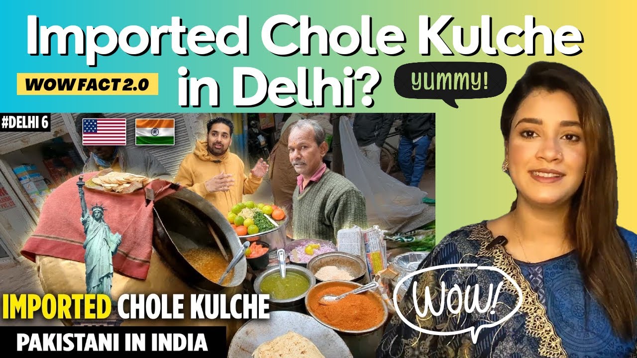 IMPORTED CHOLE KULCHE & PURI CHOLE | DELHI FOOD | INDIAN STREET FOOD ...