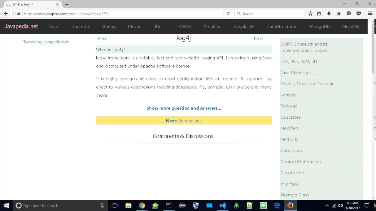 What is log4j? | javapedia.net - YouTube