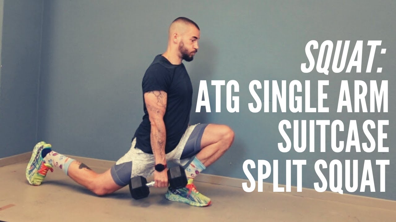 ATG Single Arm Suitcase Split Squat - YouTube