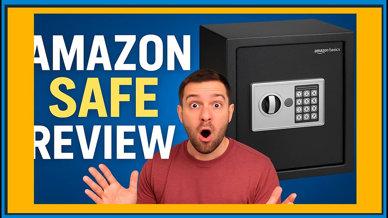 Amazon Basics Steel Home Security Electronic Safe with Programmable ...