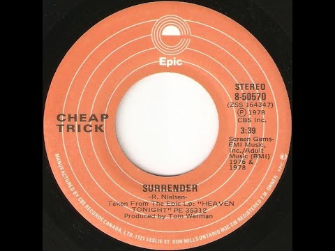 Surrender - Cheap Trick - YouTube