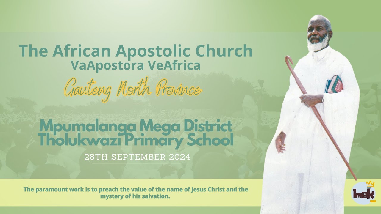 The African Apostolic Church GNP Mpumalanga Mega District Secunda - YouTube