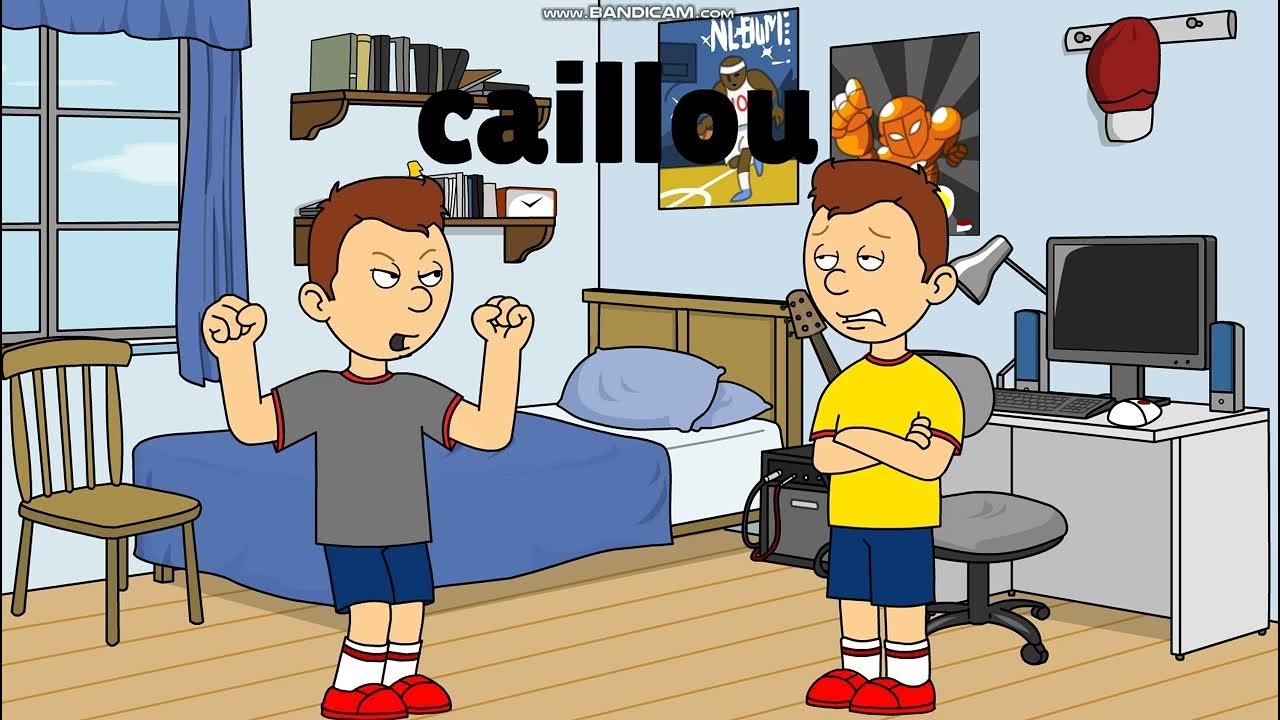 classic caillou gets grounded intro - YouTube
