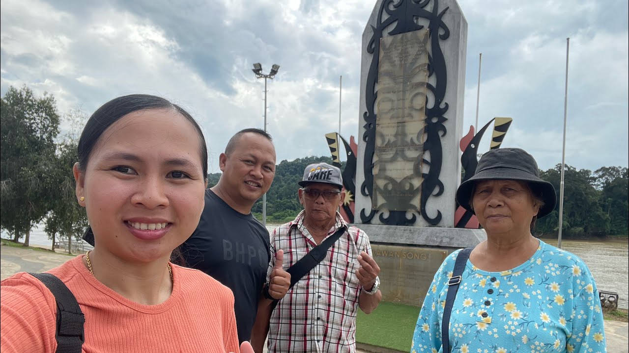 Kali Pertama Melihat Pasar Song & Kapit// Hantar Boss Balik Passin ...