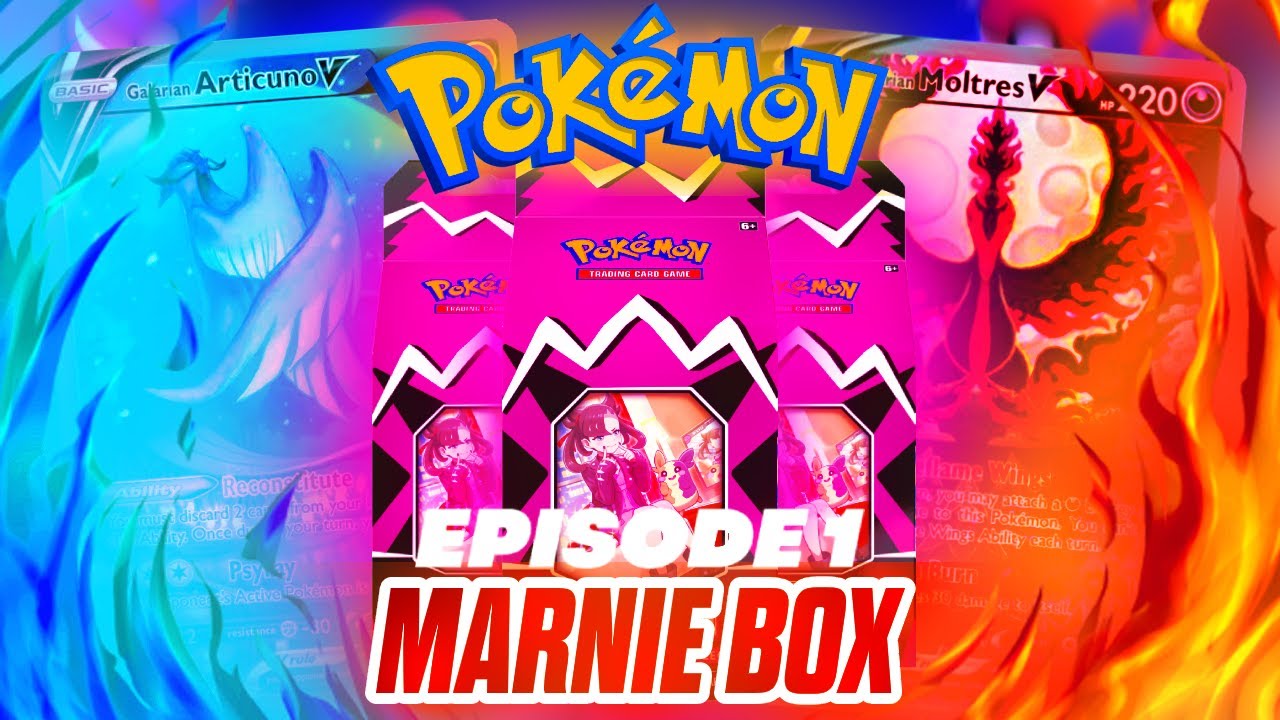 Box #1 Pokemon Marnie Premium TOURNAMENT Collection Box - Opening ...
