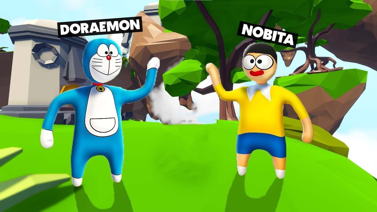 HUMAN FALL FALT NOBITA AND DORAEMON GET TRAPPED IN JUNGLE - YouTube
