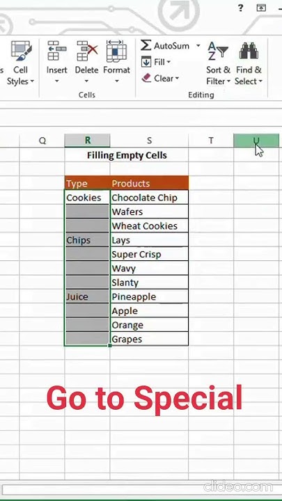 Quick hack to fill empty cells in Excel! | excel | excel tutorial | advanced excel | excel ...