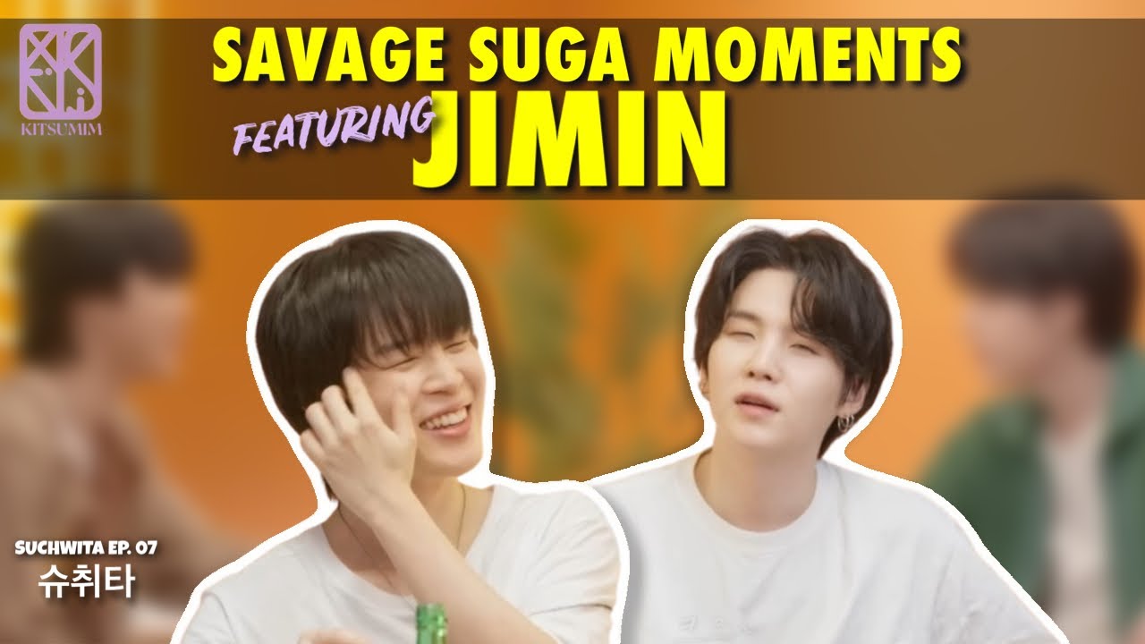80 seconds of Savage Suga featuring Jimin | [슈취타] EP.7 SUGA with 지민 ...