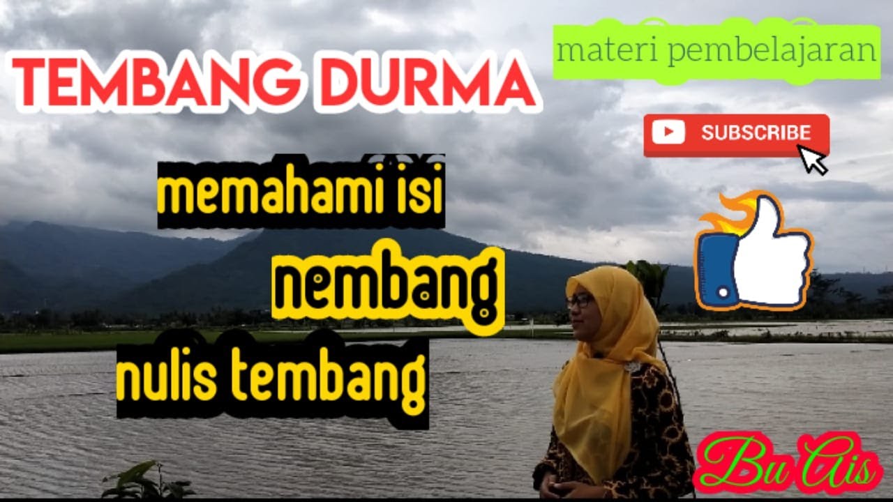 TEMBANG DURMA (MEMAHAMI ISI DAN MENULIS) - YouTube