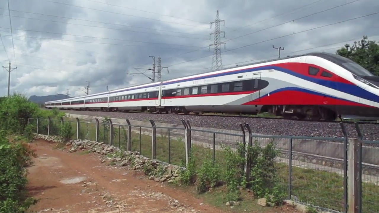 Lao Railway Fast Train Twins - YouTube