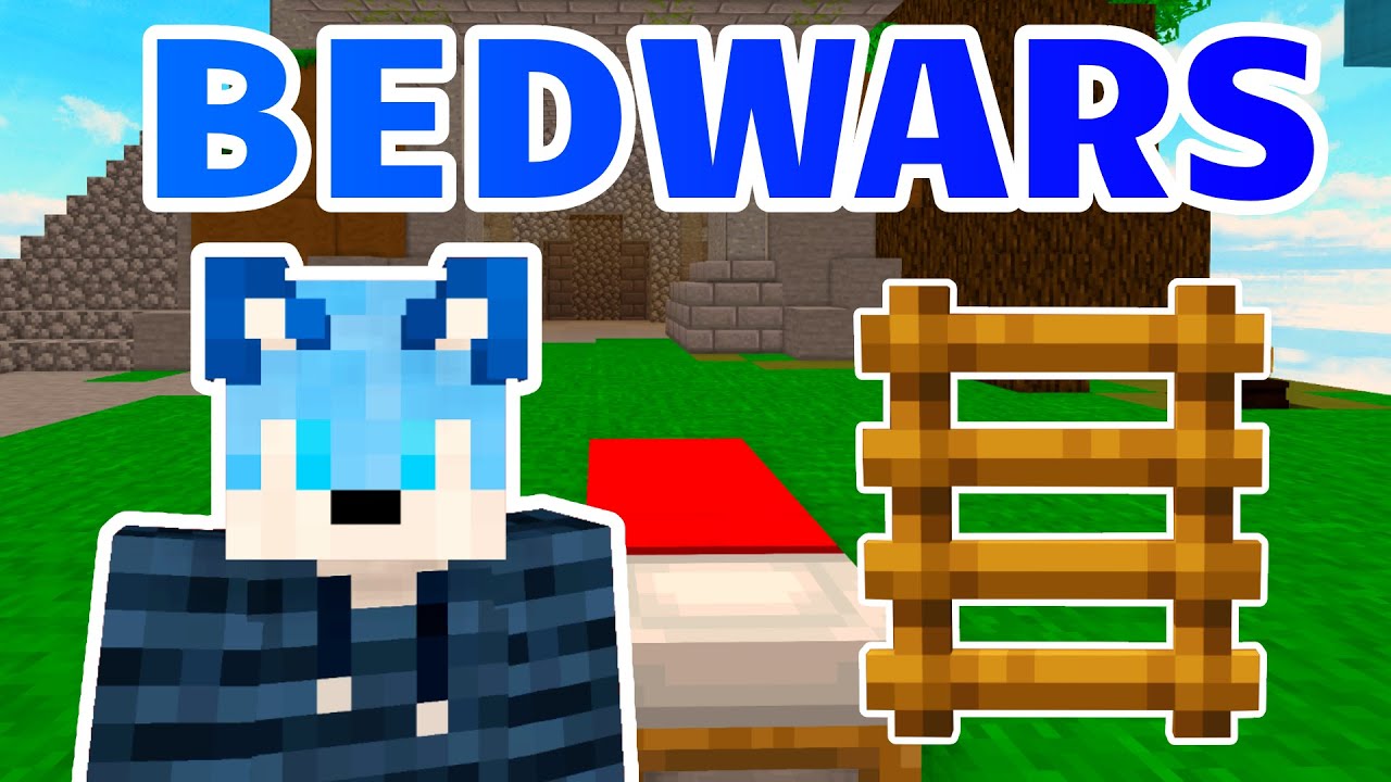 Winning bedwars games using ladders - YouTube