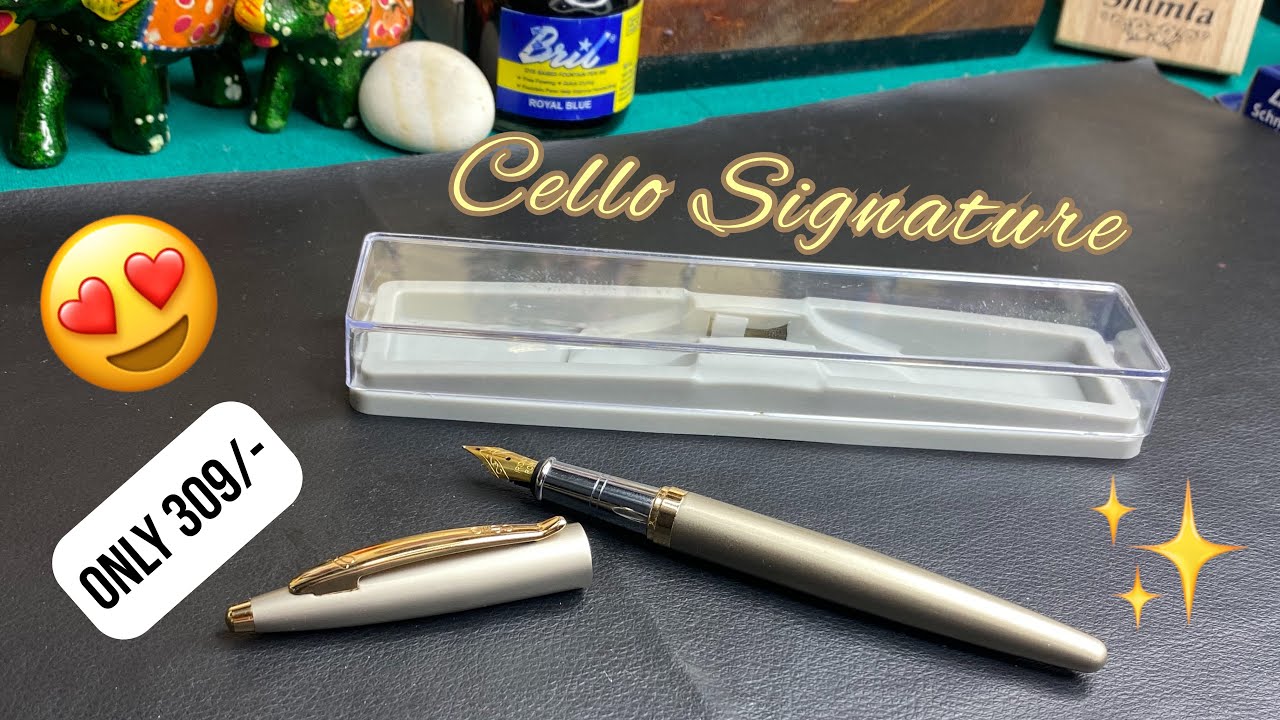 Cello Signature Fountain Pen | Is This Best Metal Fountain Pen Under ...