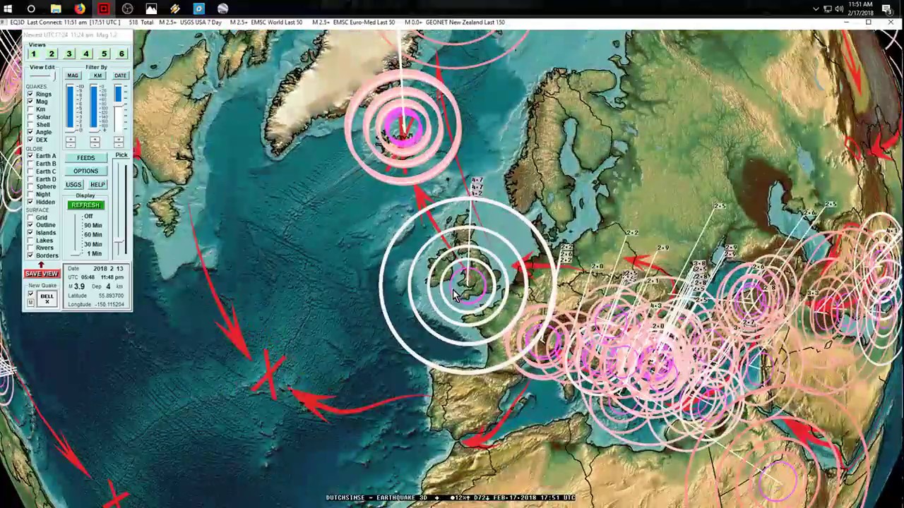 2/17/2018 -- UK / Wales HIT by Largest Earthquake in years @ FRACKING ...