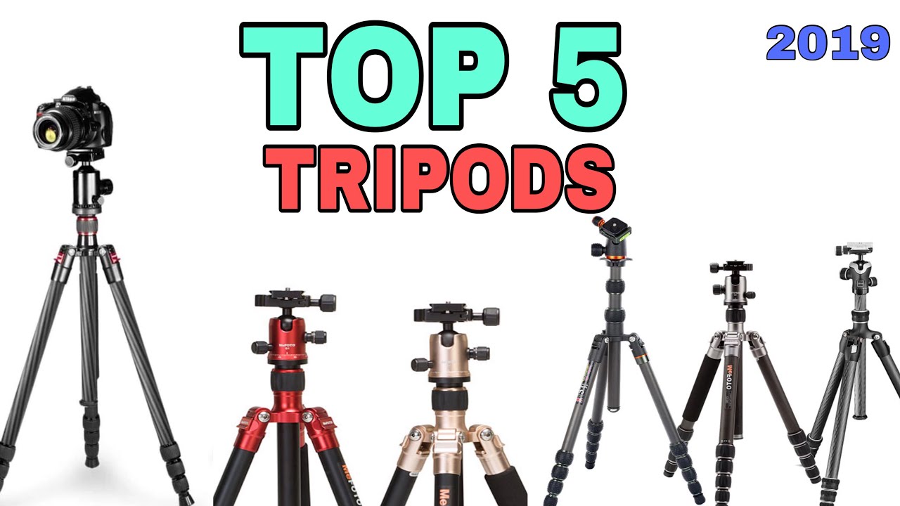 TOP 5 TRIPODS FOR DSLR CAMERA 2019 - YouTube
