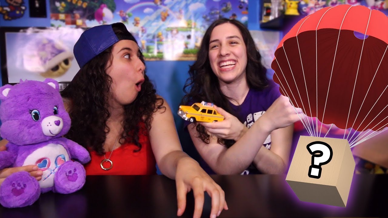 Care Bears Care Package Challenge!! - JustJesss & SuperGirlKels - YouTube