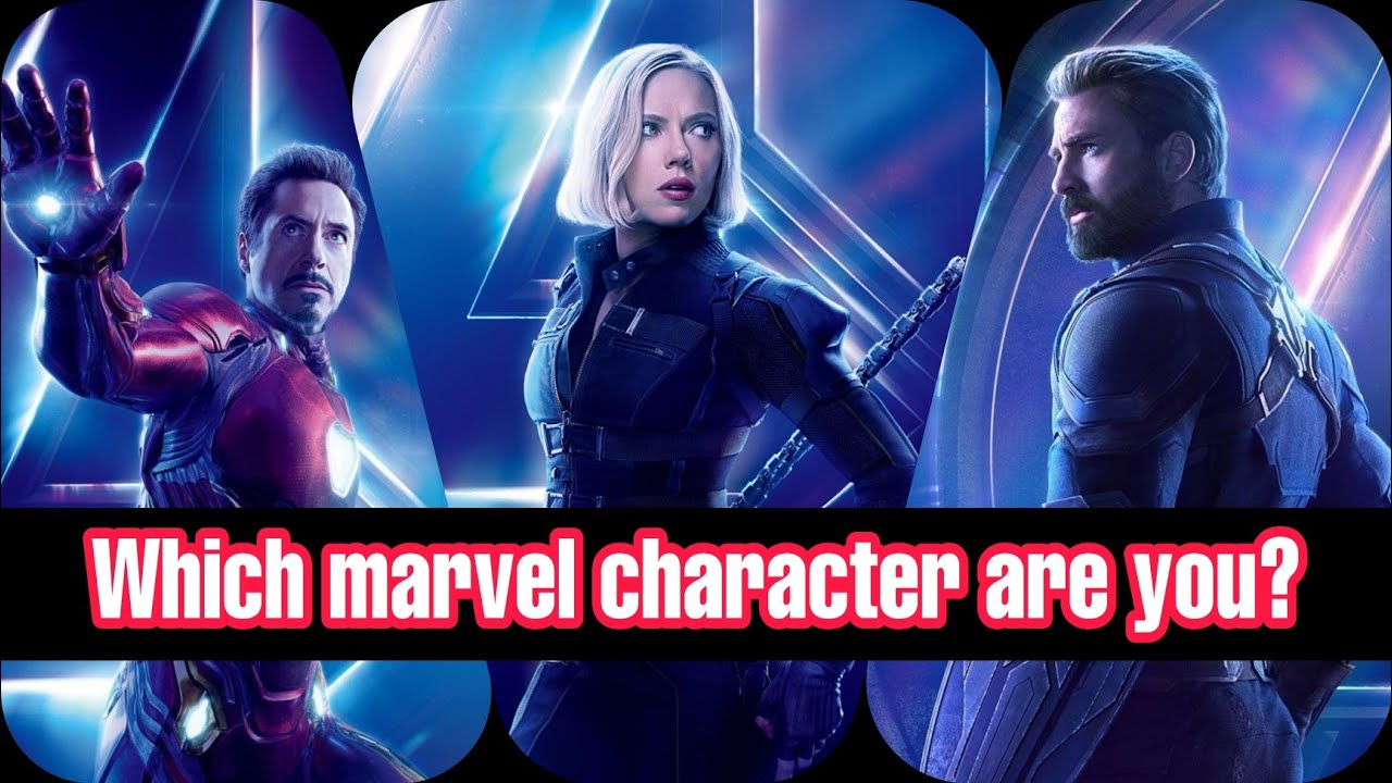 What MARVEL character are you?/personality test - YouTube