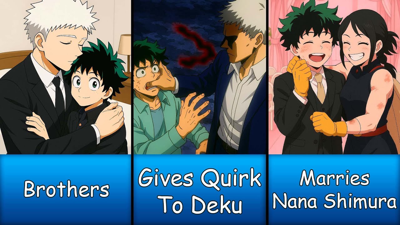What if Deku was All For One’s Brother instead of Yoichi Shigaraki ...