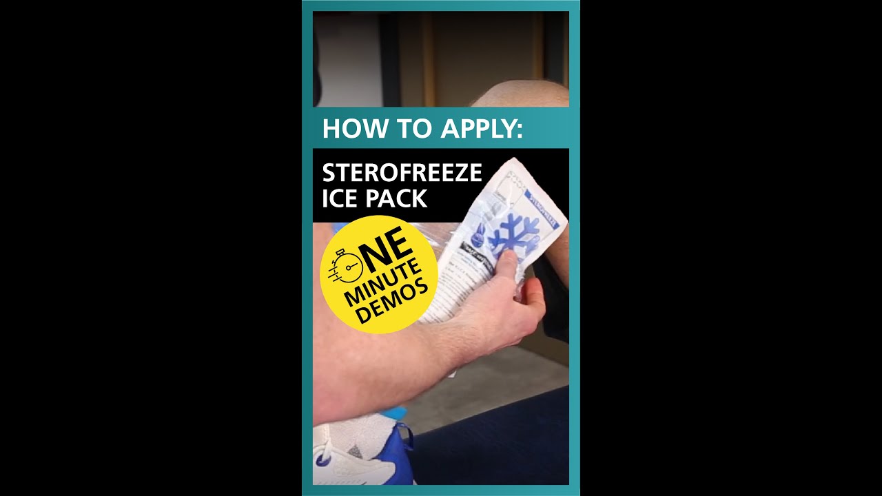 How to use the Sterofreeze Instant Ice Pack | One Minute Demos ...