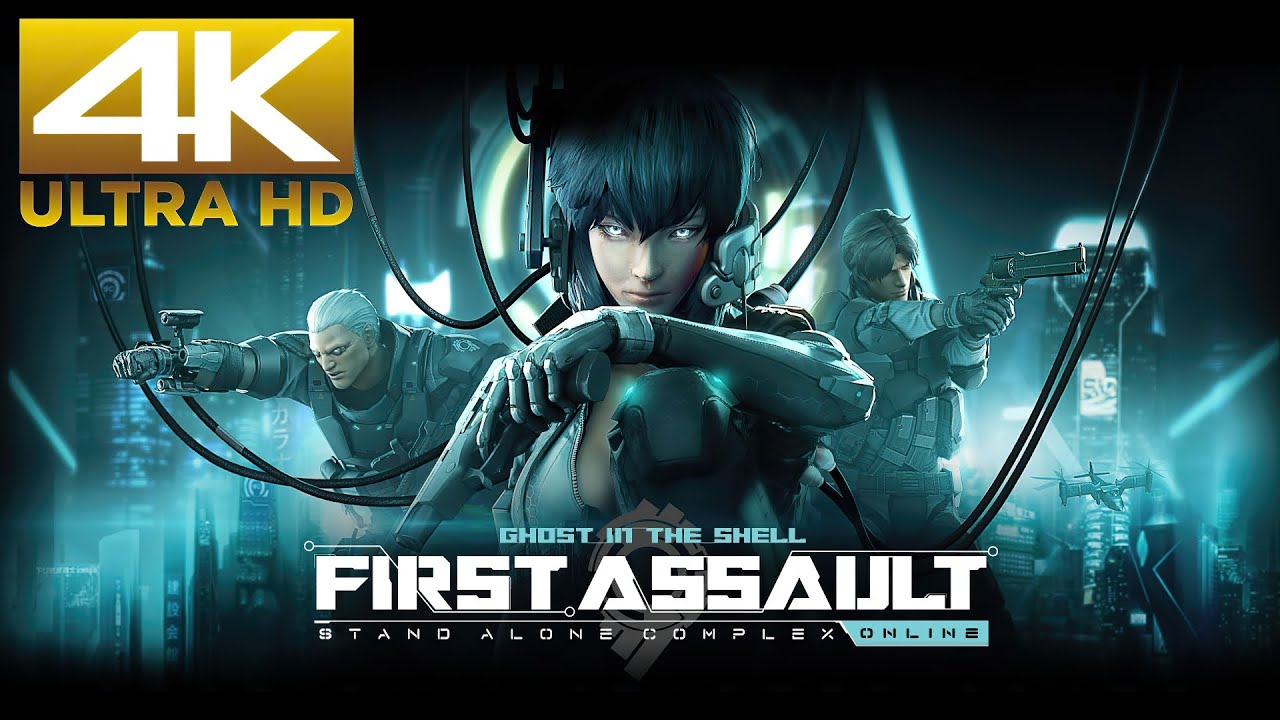 Ghost in the Shell First Assault Trailer [4K Upscale AI Learning] with ...