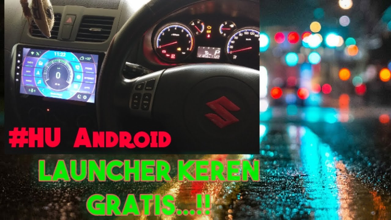 Mengganti Tampilan Home Screen / Launcher Head Unit Android - YouTube
