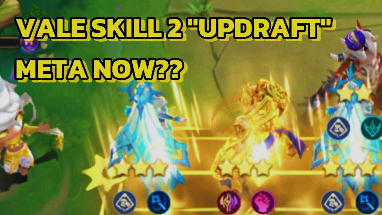 VALE SKILL 2 "UPDRAFT"...! VALE SKILL 2 TUTORIAL..! MOBILE LEGENDS ...