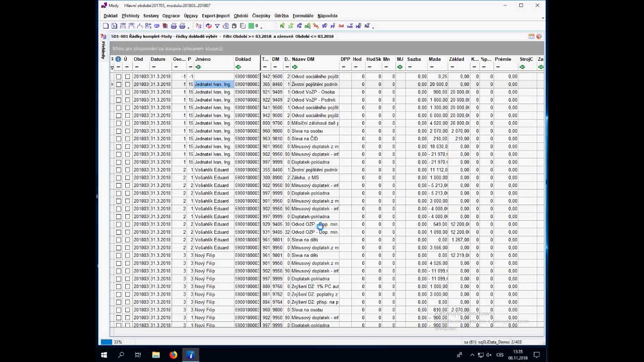 IMES - nastavení emailu a odesílání výplatních lístků emailem - YouTube
