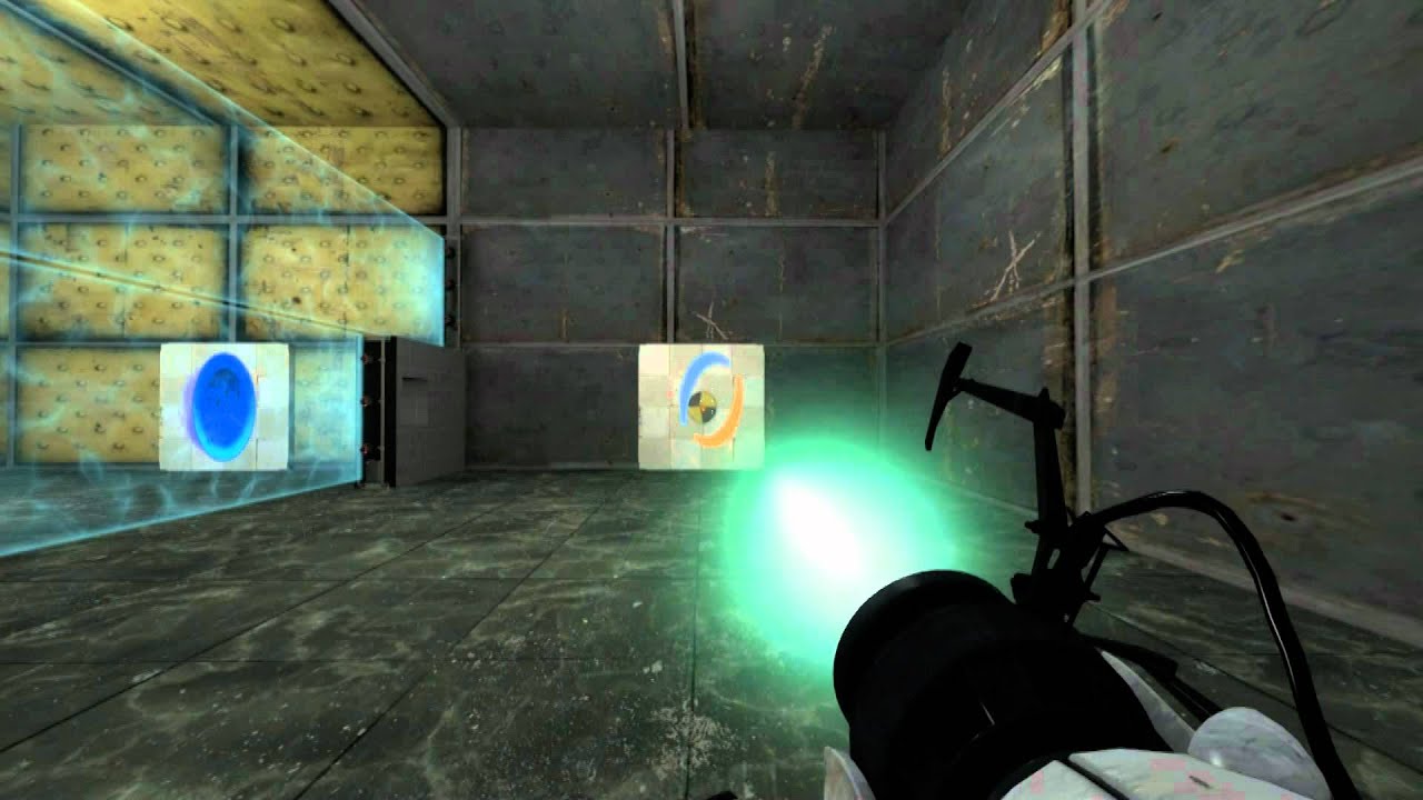 Portal 2. Portal fire throw portal. Test - YouTube