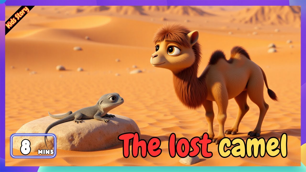 A Baby Camel Gets Lost in the Desert Alone| Bedtime Story for Kids ...