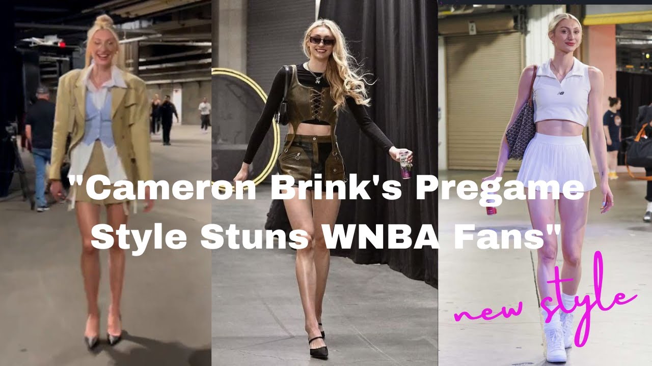 WNBA Fans Went Absolutely Crazy For Cameron Brink's Pregame Look | Full ...