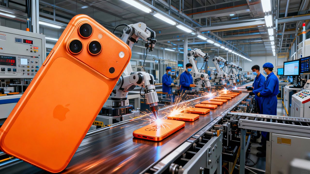 Inside Apple's iPhone 17 Pro Max Factory | Manufacturing Secrets ...