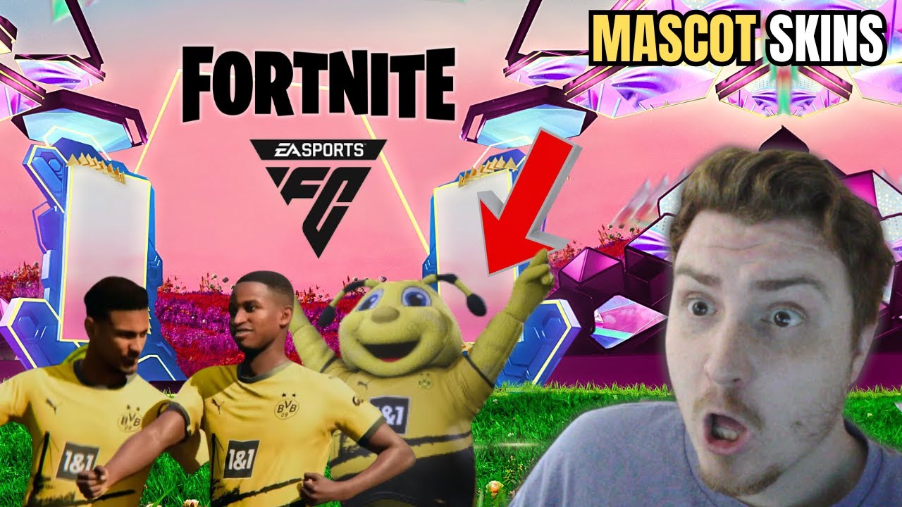 FORTNITE x FC24 COMING SOON! Mascot Skins Coming to FC 24 Gameplay ...