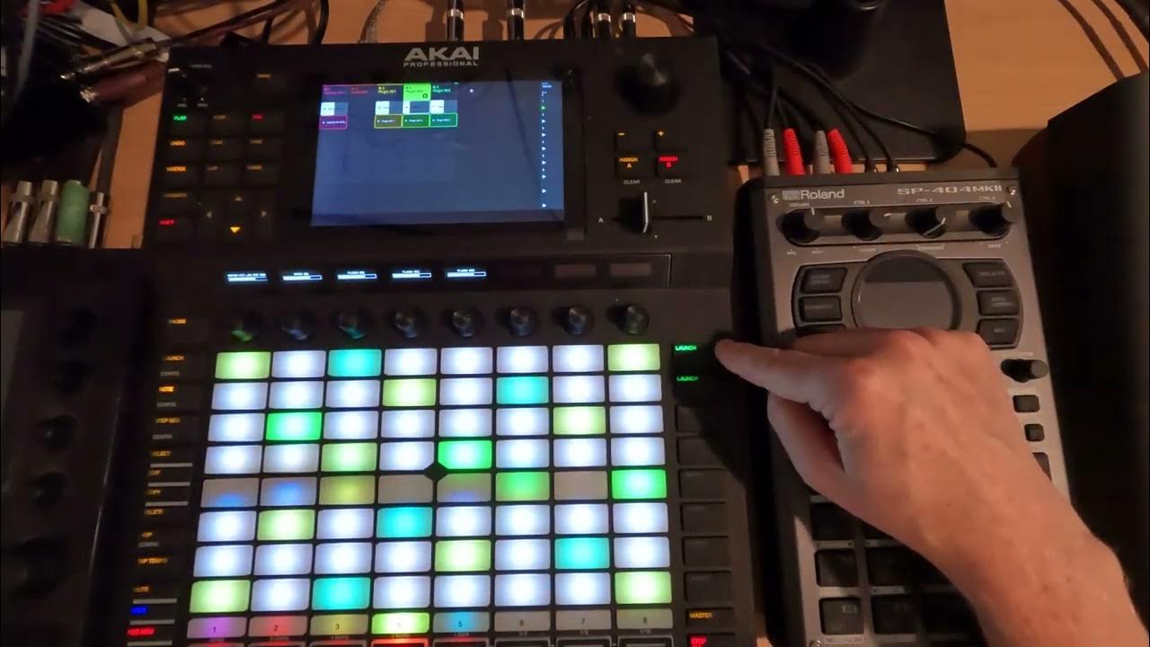Akai Force 1.3 - Making New Patterns - YouTube