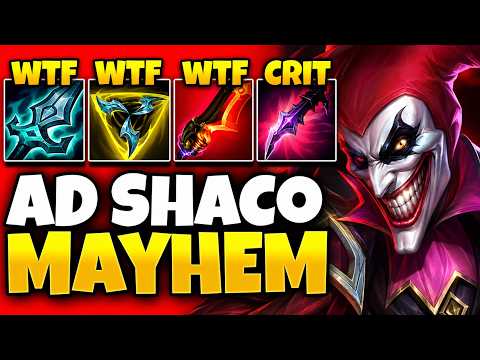 I'M OFFICIALLY AN AD SHACO MAIN! (THIS BUILD OWNS)