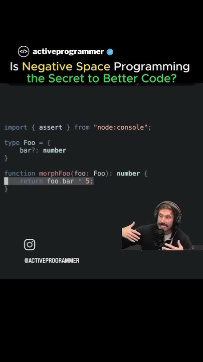 Negative Space Programming: The Secret to Writing Cleaner, Smarter Code! #coding #programming # ...