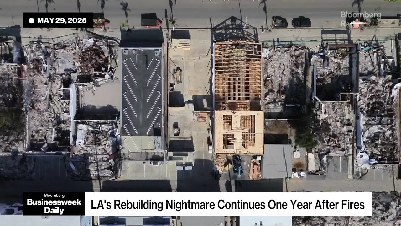 Homeowners Battle for Billions to Rebuild a Year After LA Fires - YouTube