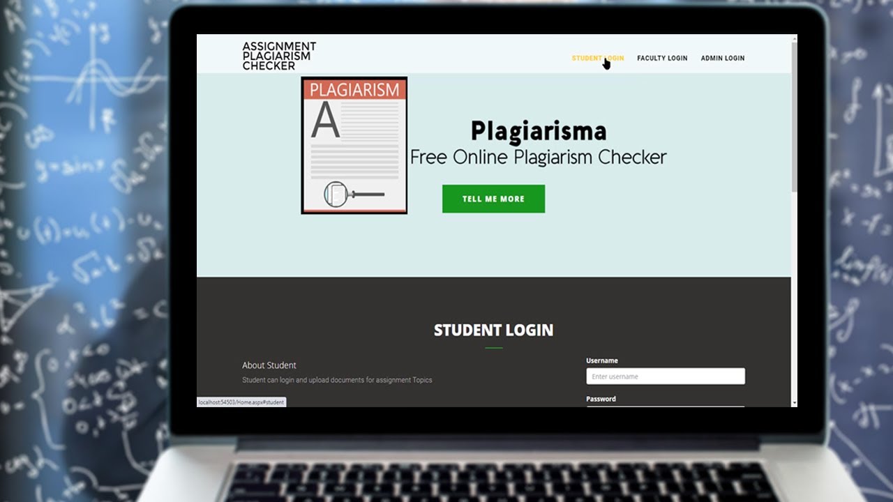 Online Assignment Plagiarism Checker Software | Web Based Project - YouTube