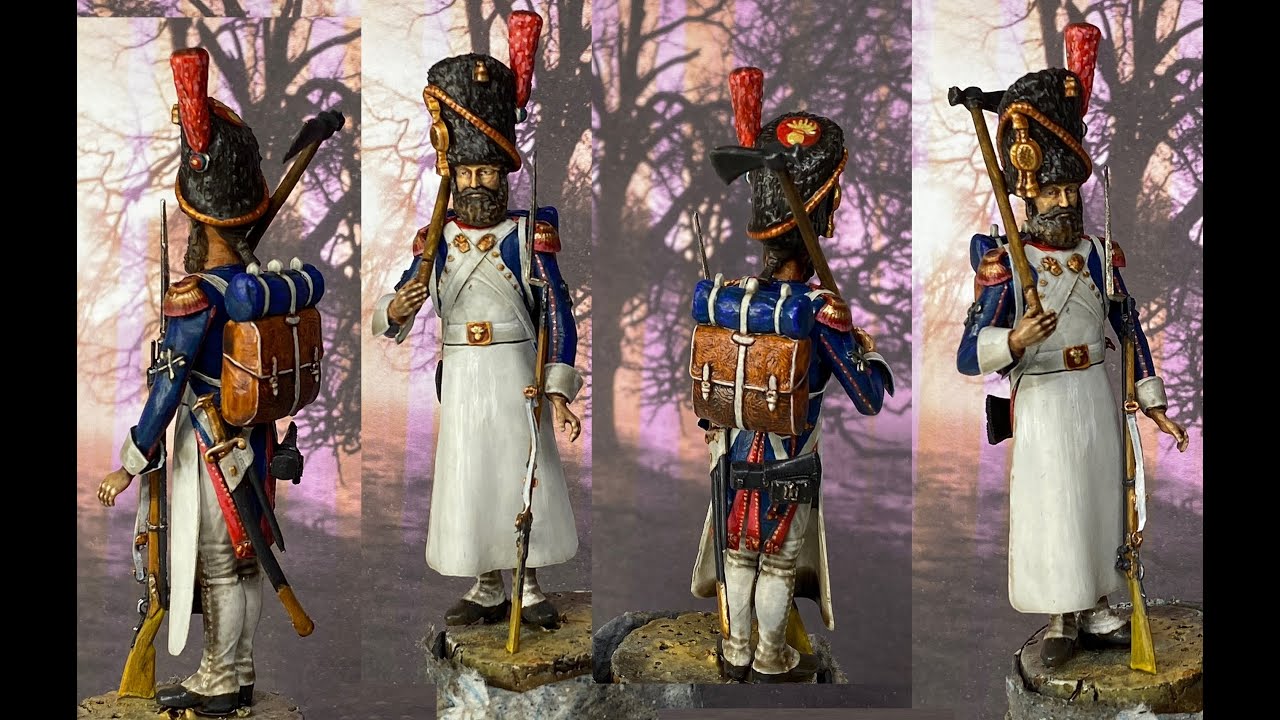 Imperial guard sapper, in 54mm by Historex - Finished - YouTube