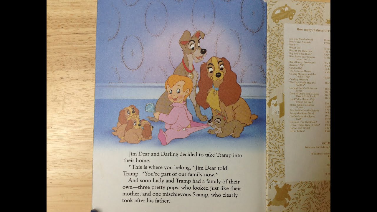 Walt Disney's Lady and the Tramp Read Aloud - YouTube