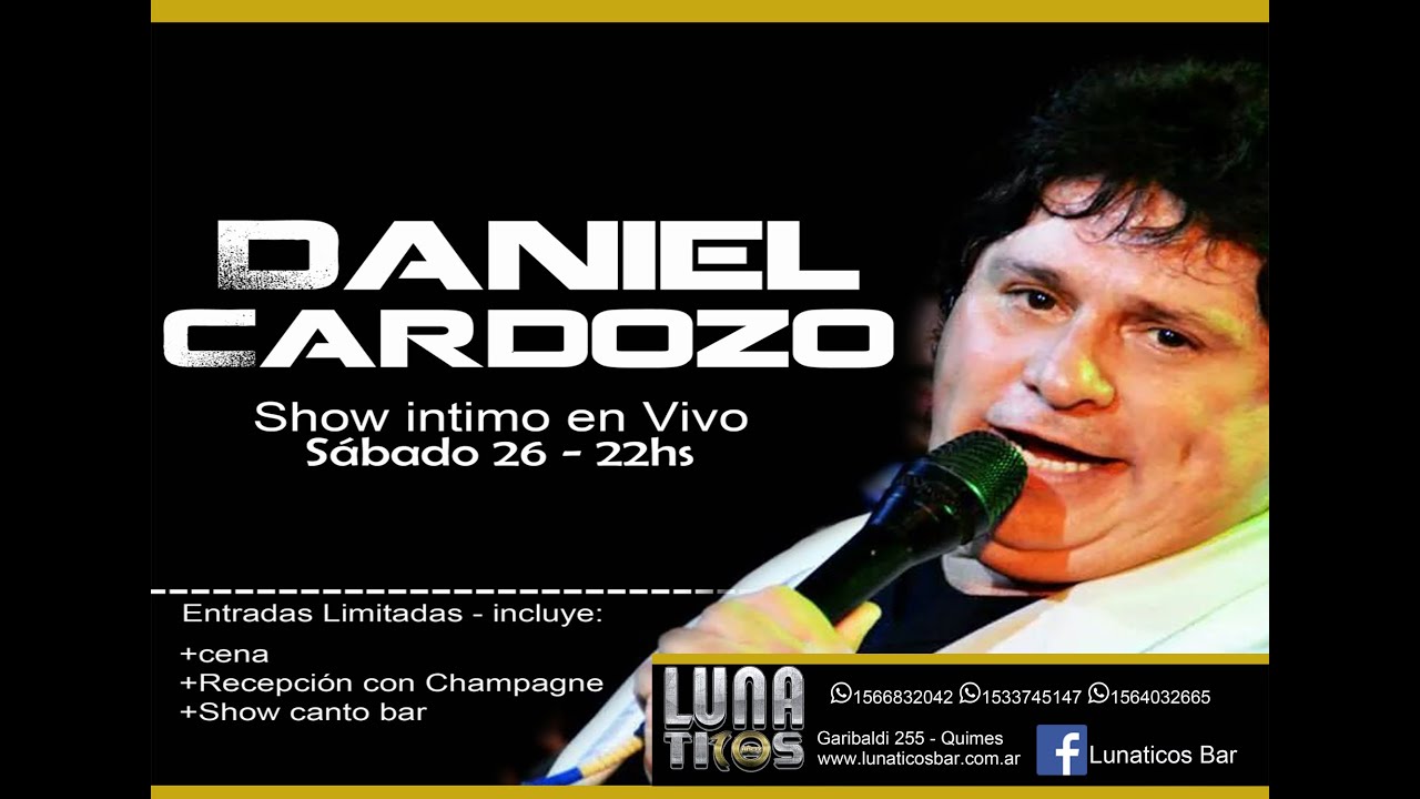Show de Daniel Cardozo - Lunaticos Bar - YouTube