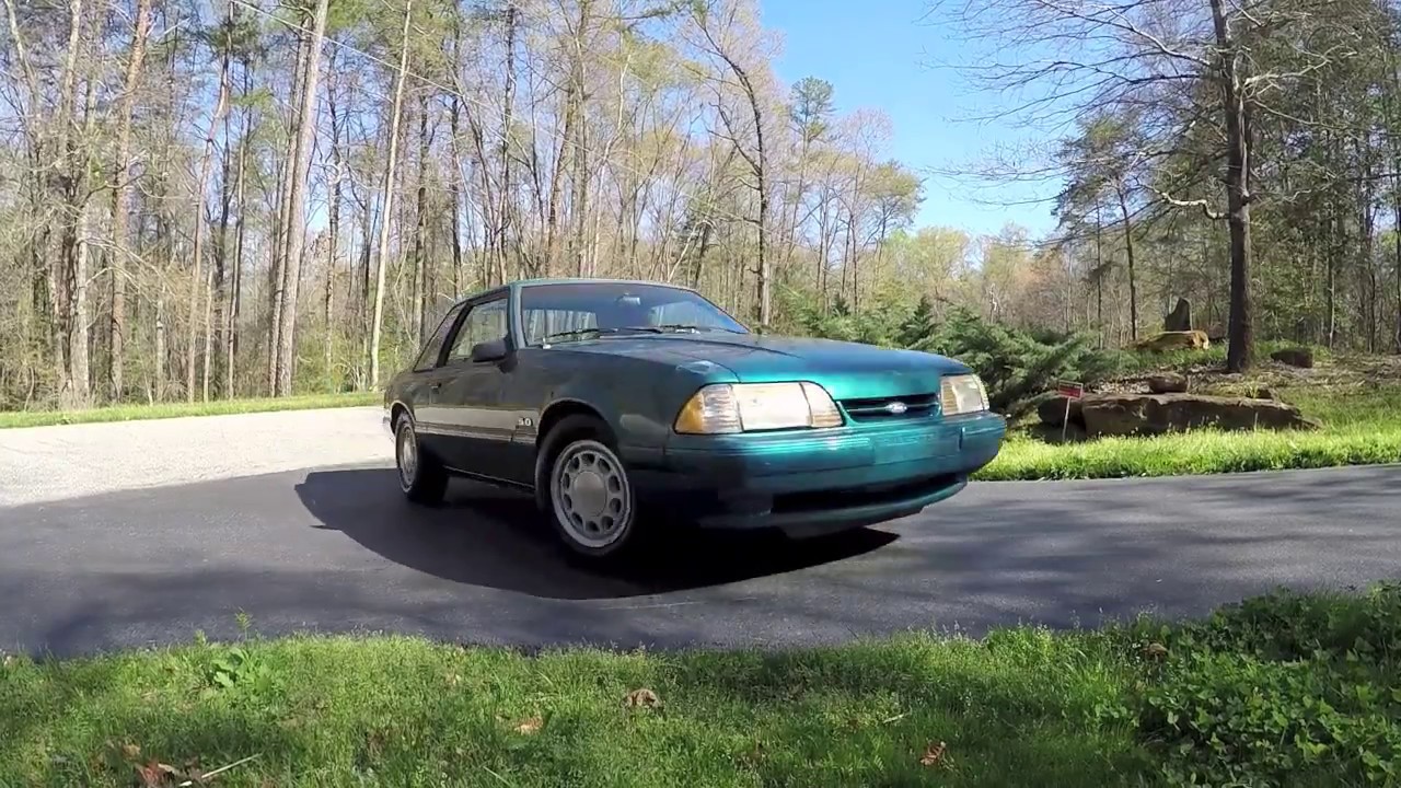 Unmarked 1993 SSP Mustang Greenwood South Carolina Patrol 5-speed - YouTube
